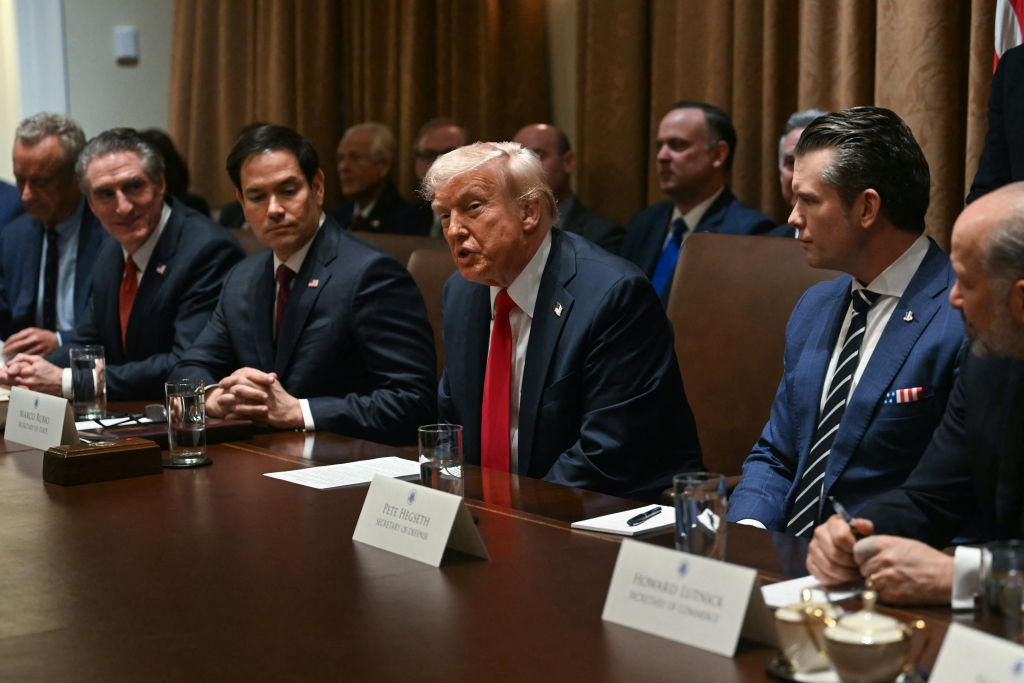 Trump holds first Cabinet meeting - The Spectator World